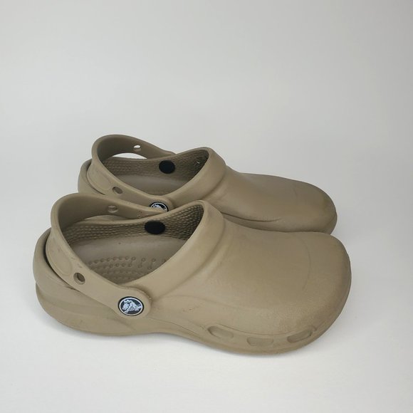 CROCS | Shoes | Crocs Unisex Tanbeige Classic Rubber Slip On Clogs Mens ...